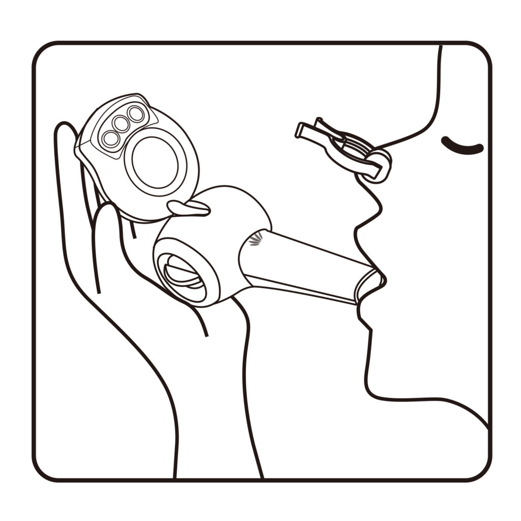 Respiratory muscle trainer with Electronic Manometer - Resptrainer