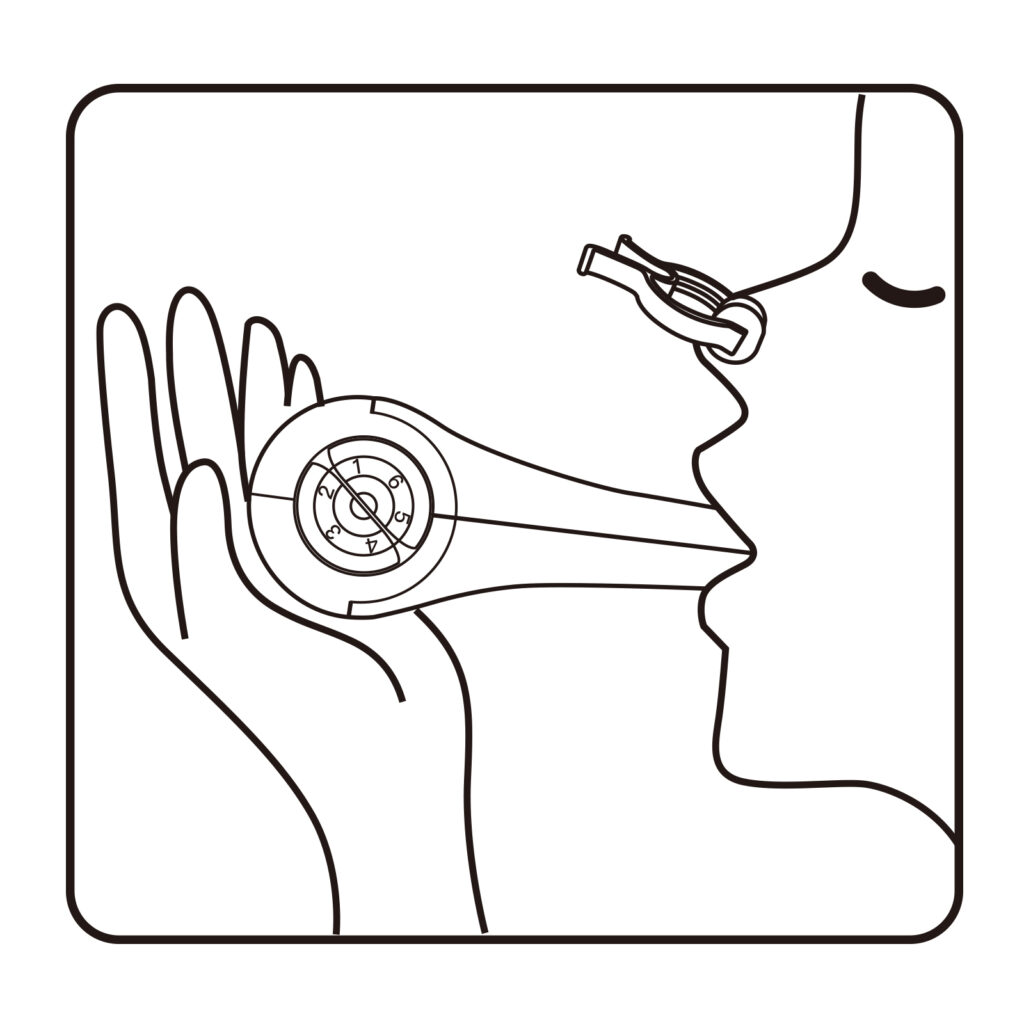 Respiratory muscle trainer with Electronic Manometer - Resptrainer